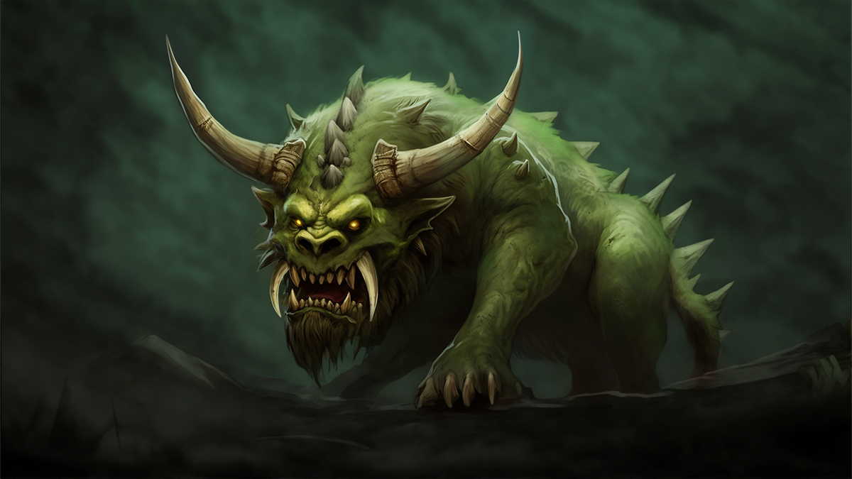Commissioned Artwork: Hodag – Tom B. Free