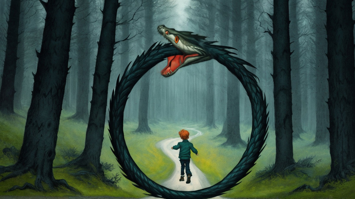 Commissioned Artwork: Hoop Snake – Tom B. Free