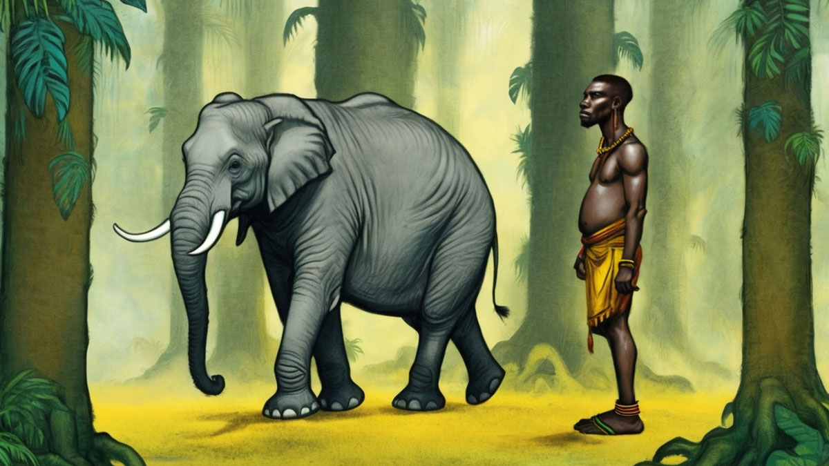 Commissioned Artwork: African Pygmy Elephant – Tom B. Free