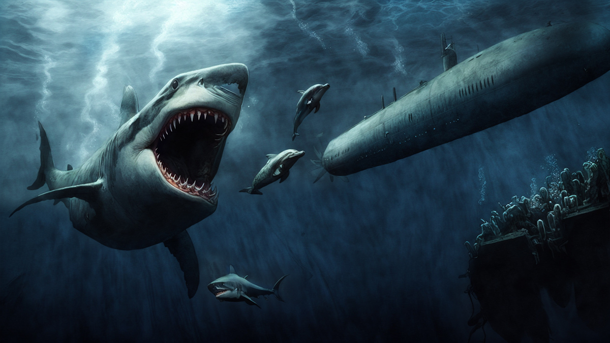 Commissioned Artwork: Megalodon – Tom B. Free